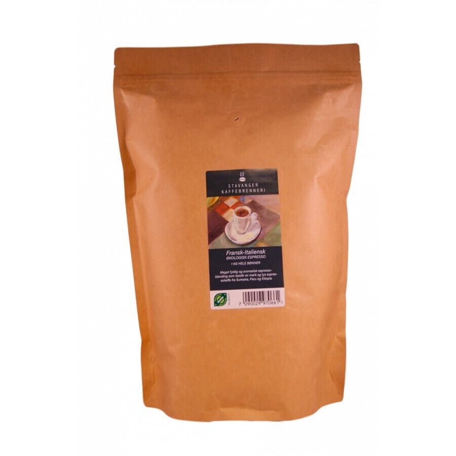 Kaffe fransk/ italiensk 1 kg øko/fair - Goodlife Norge AS