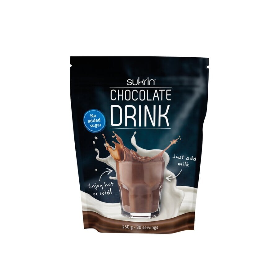 SUKRIN CHOCOLATE DRINK 250 GR - Goodlife Norge AS