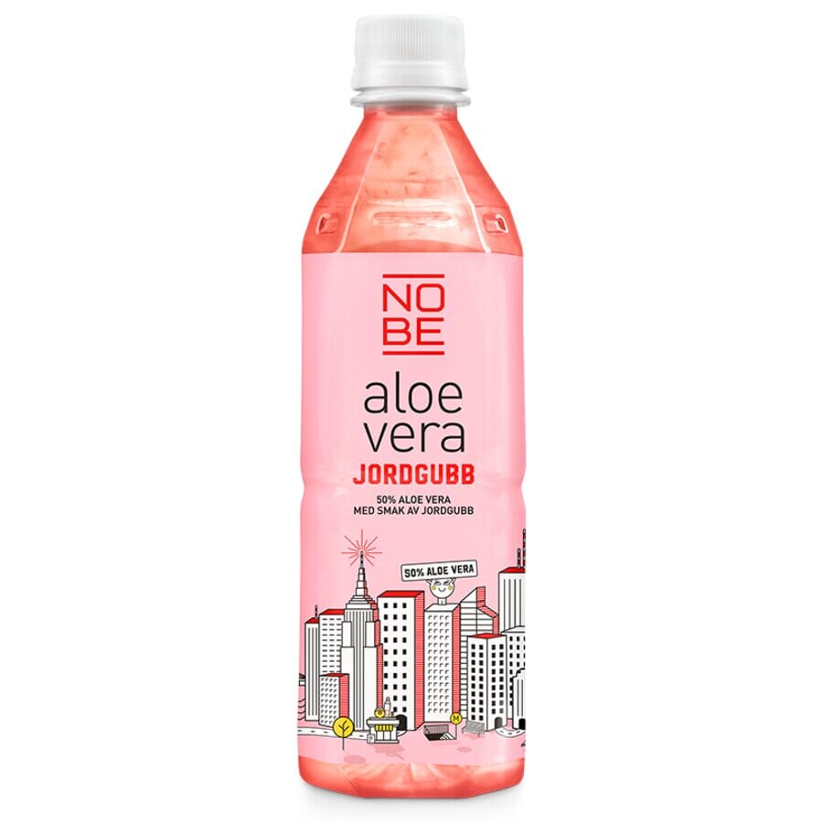 Nobe aloe vera jordbær 500 ml - Goodlife Norge AS