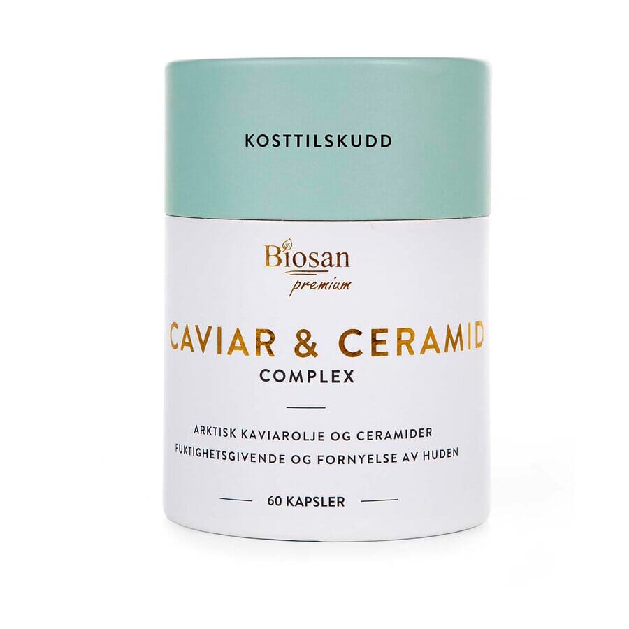 Biosan caviar & ceramid complex 60 kapsler - Goodlife Norge AS