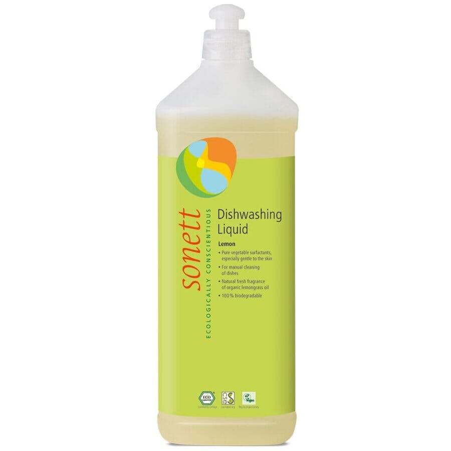 Sonett oppvaskmiddel sitron 1 liter - Goodlife Norge AS