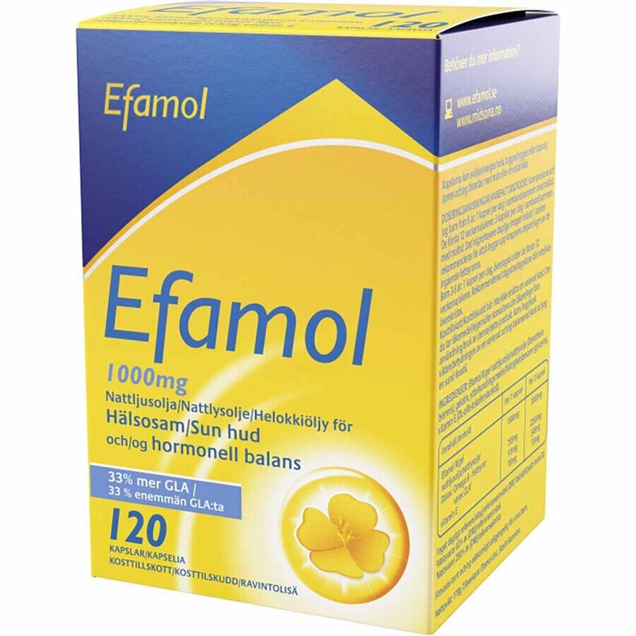Efamol nattlysolje 120 kap - Goodlife Norge AS