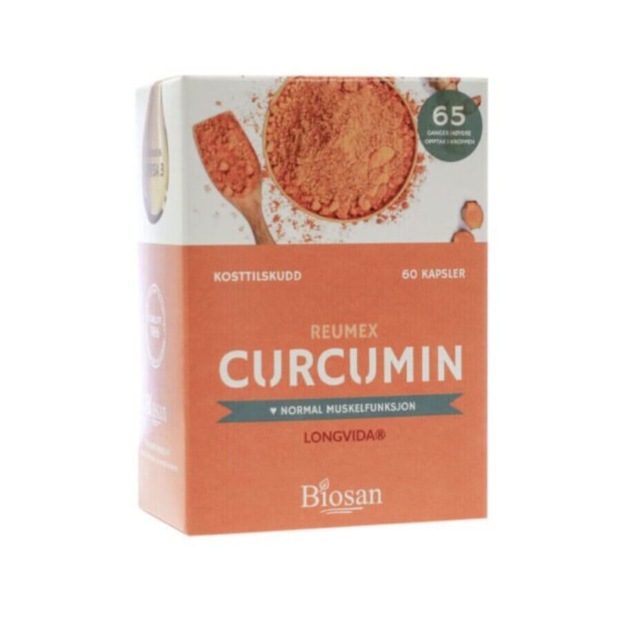Biosan reumex curcumin 60 kap - Goodlife Norge AS