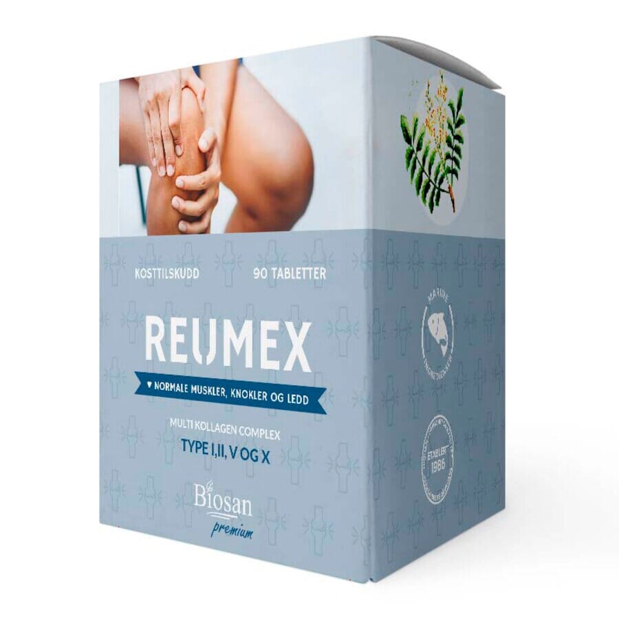 Biosan reumex multi kollagen complex 90 tabletter - Goodlife Norge AS