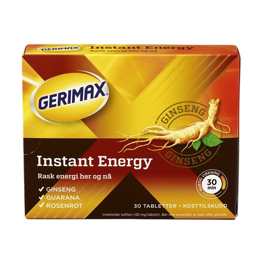Gerimax extreme energy 30 tab - Goodlife Norge AS