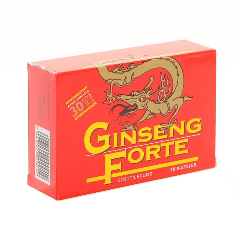 Ginseng forte 30 kap - Goodlife Norge AS