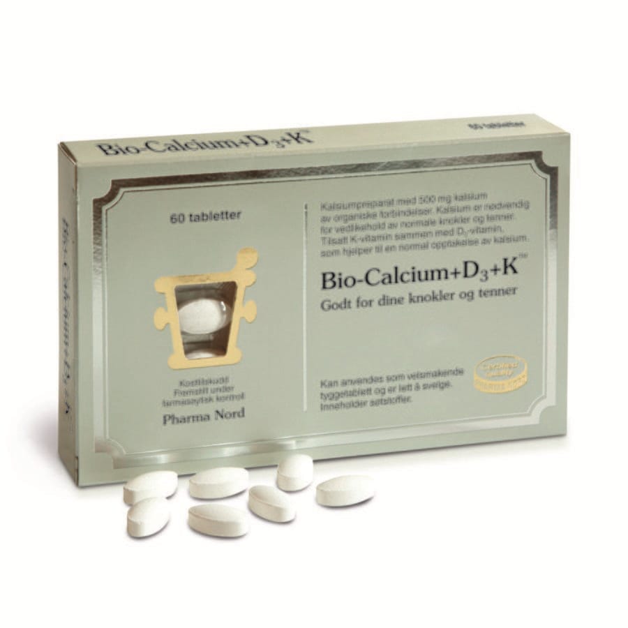 Pharma nord bio-calcium+d3+k 60 tab - Goodlife Norge AS