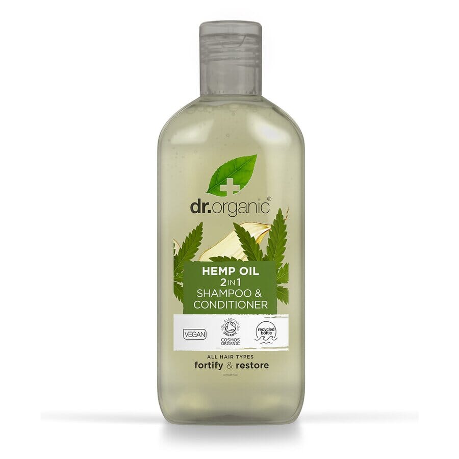 Dr. organic hemp oil shampoo & balsam 2 in 1 265 ml - Goodlife Norge AS