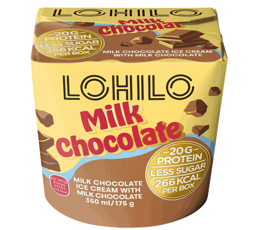 Lohilo Iskrem Melkesjokolade 350 ml - Goodlife Norge AS