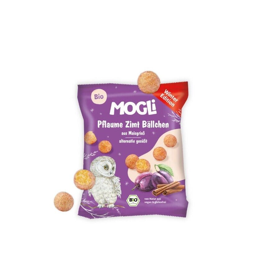 Mogli maiskuler med plomme & kanel 30 g - Goodlife Norge AS
