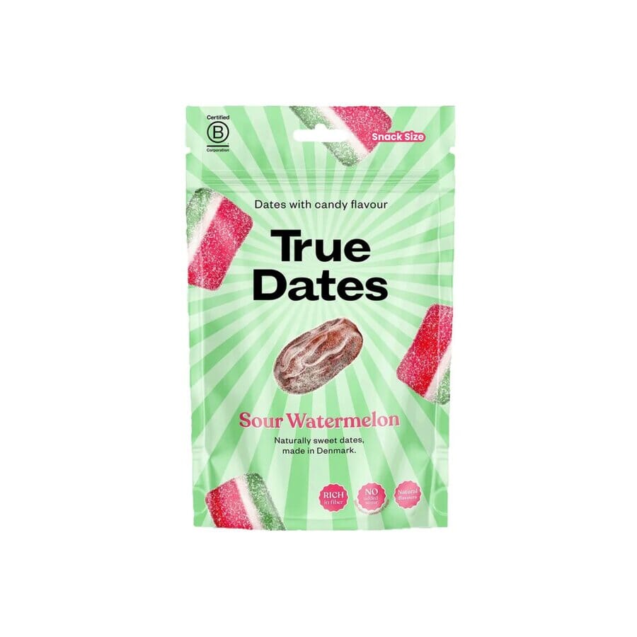 True Dates Sour Watermelon 70 gr - Goodlife Norge AS
