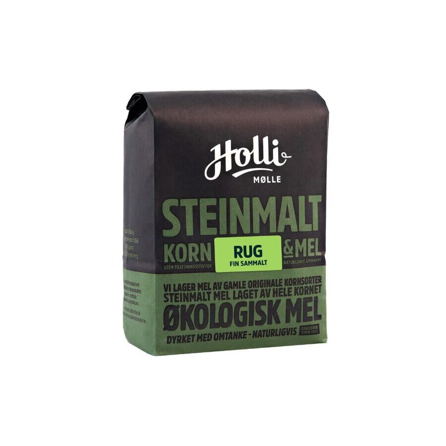 Holli mølle finmalt rug 1 kg - Goodlife Norge AS