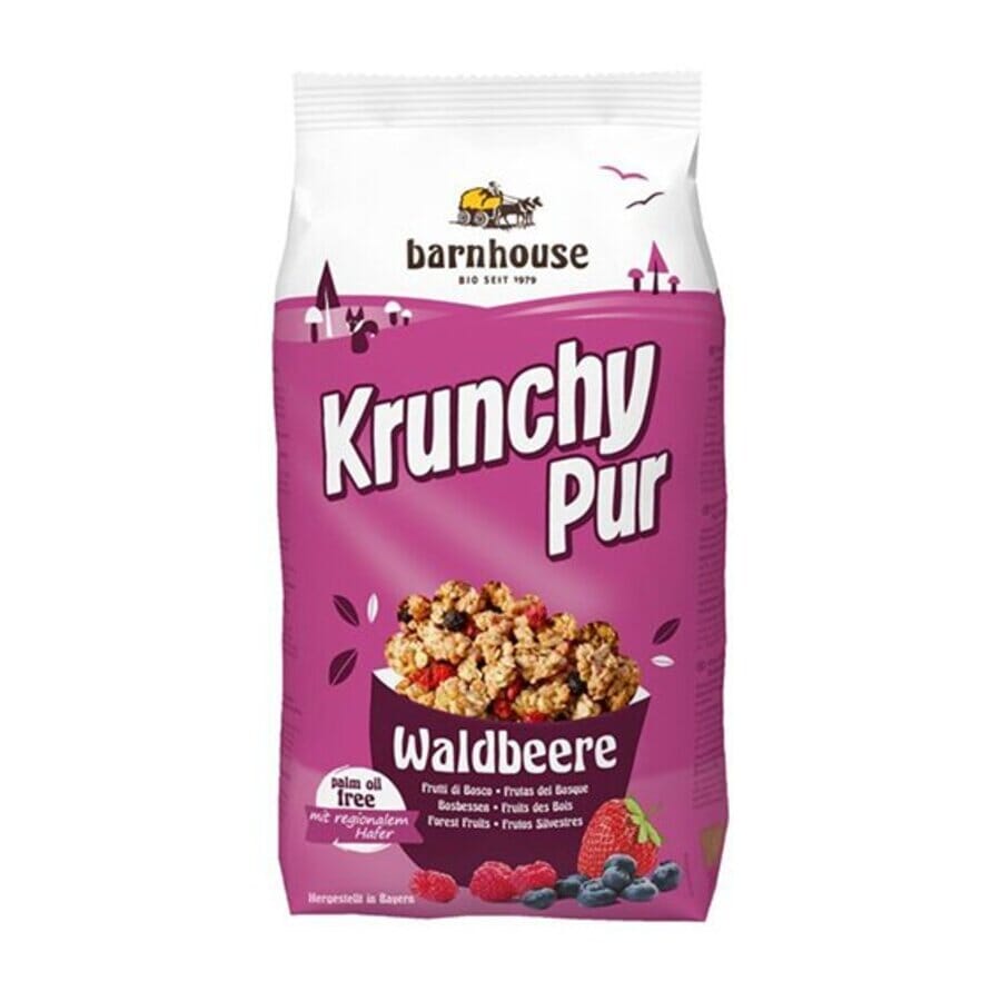 Barnhouse skogsbær krunchy musli 375 gr - Goodlife Norge AS