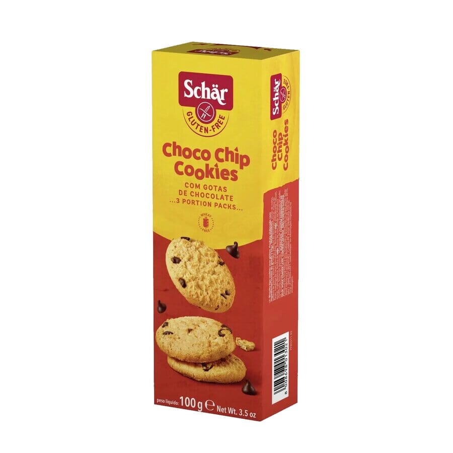 Schar glutenfri choco chip cookies 100 g - Goodlife Norge AS