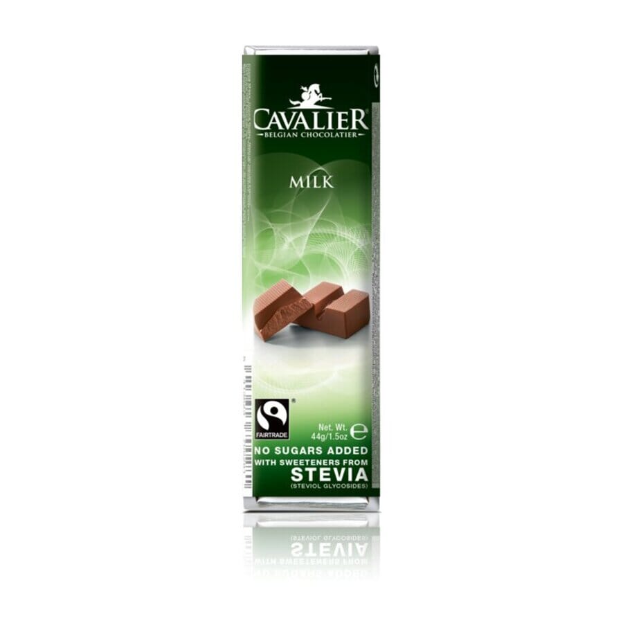 Cavalier 201 stevia milk chcoclate 40 gr - Goodlife Norge AS